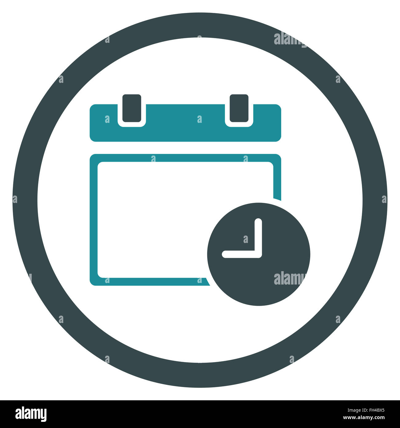 Date And Time Icon Stock Photo - Alamy