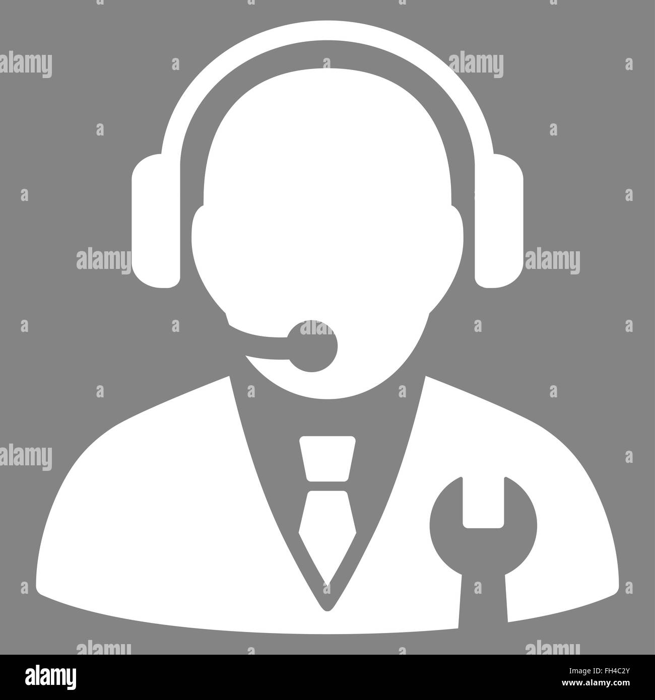 Service Manager Icon Stock Photo - Alamy