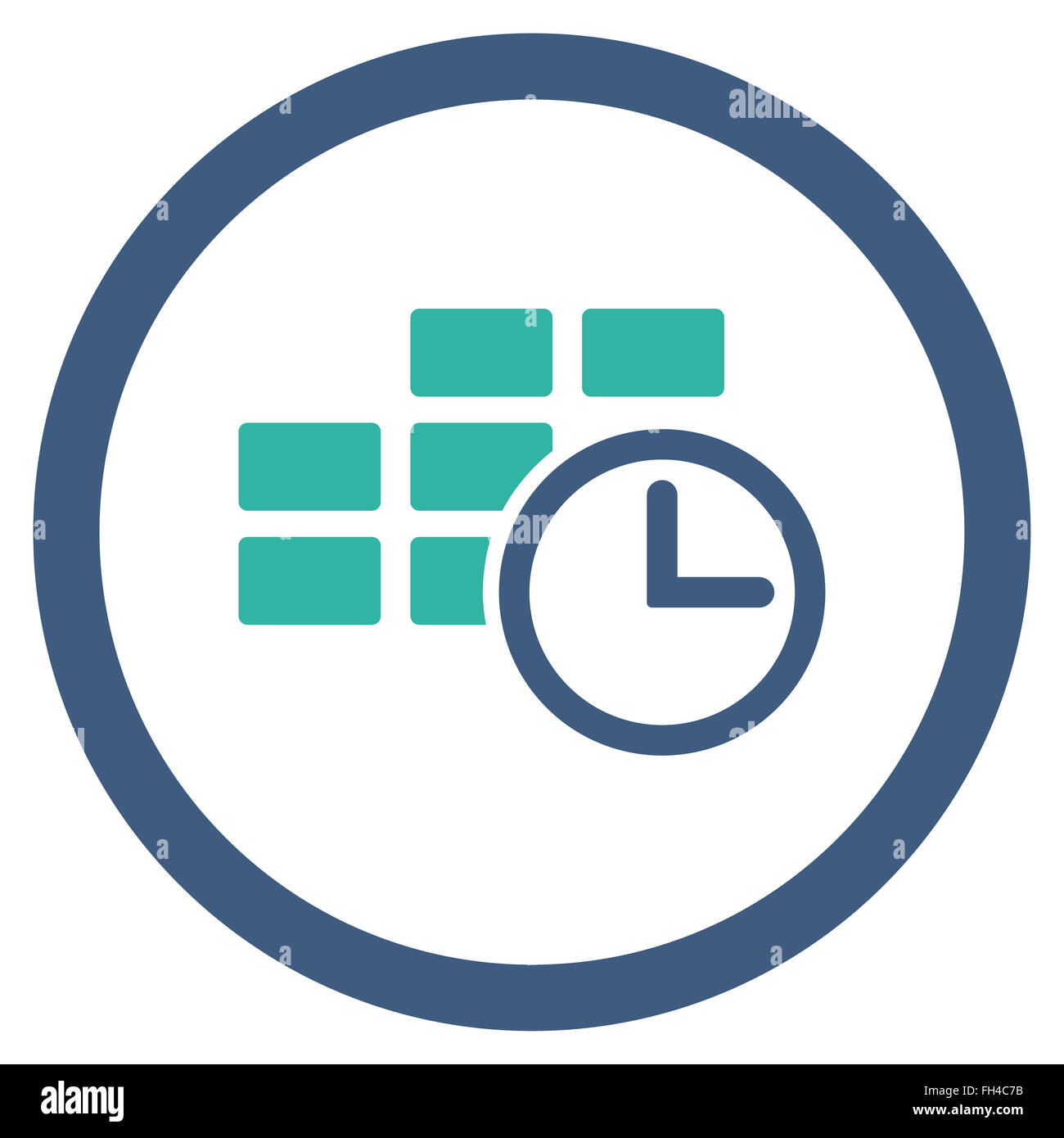 Time Table Icon Stock Photo - Alamy