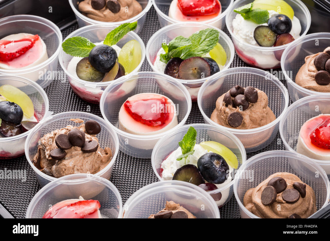 Set different canapes snacks hi-res stock photography and images - Alamy