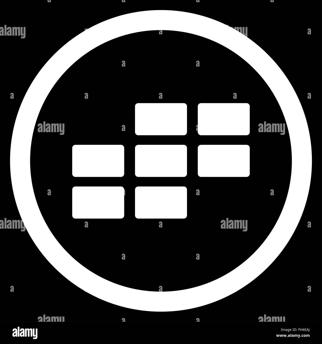 Organizer Grid Icon Stock Photo - Alamy