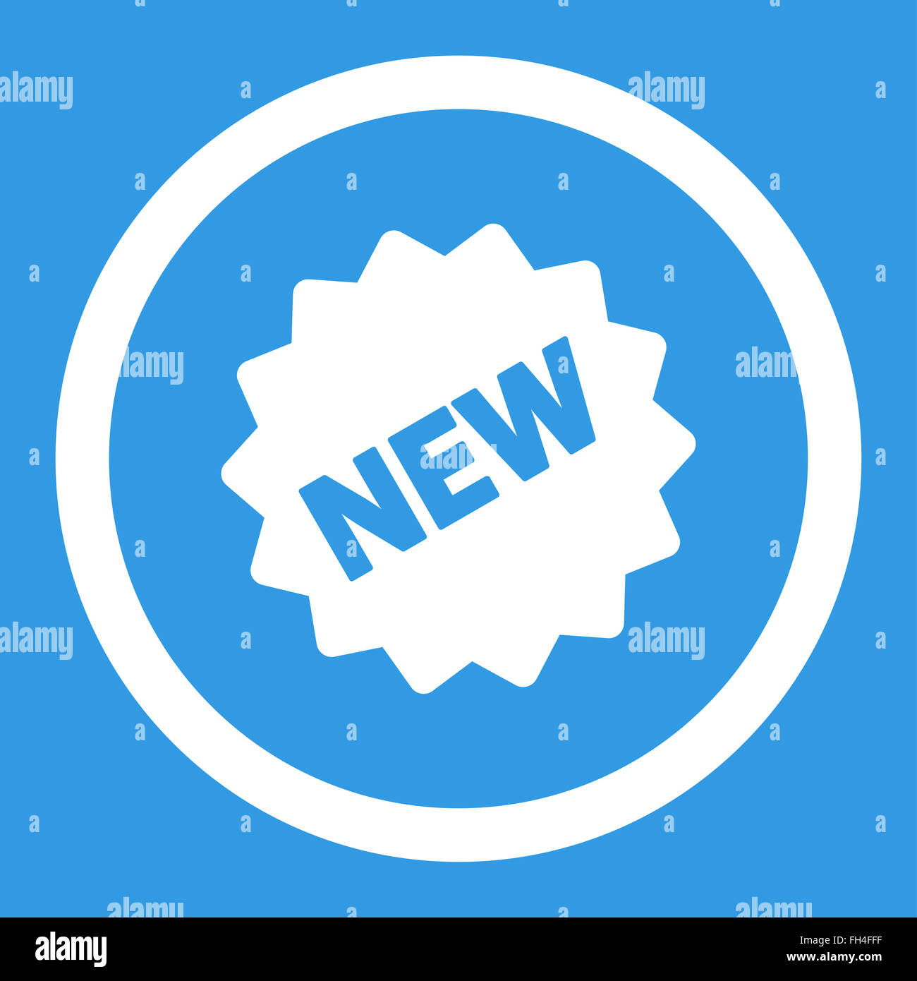 New Tag Rounded Vector Icon Stock Photo - Alamy