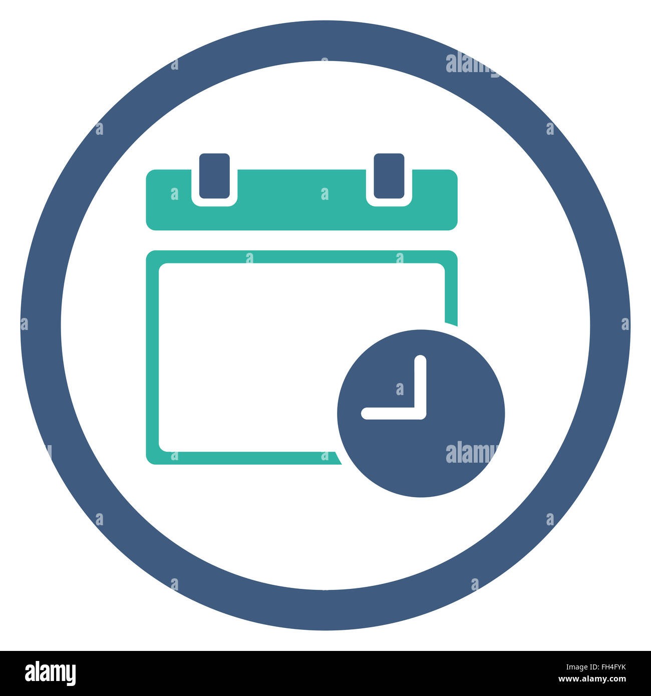 Date And Time Icon Stock Photo - Alamy