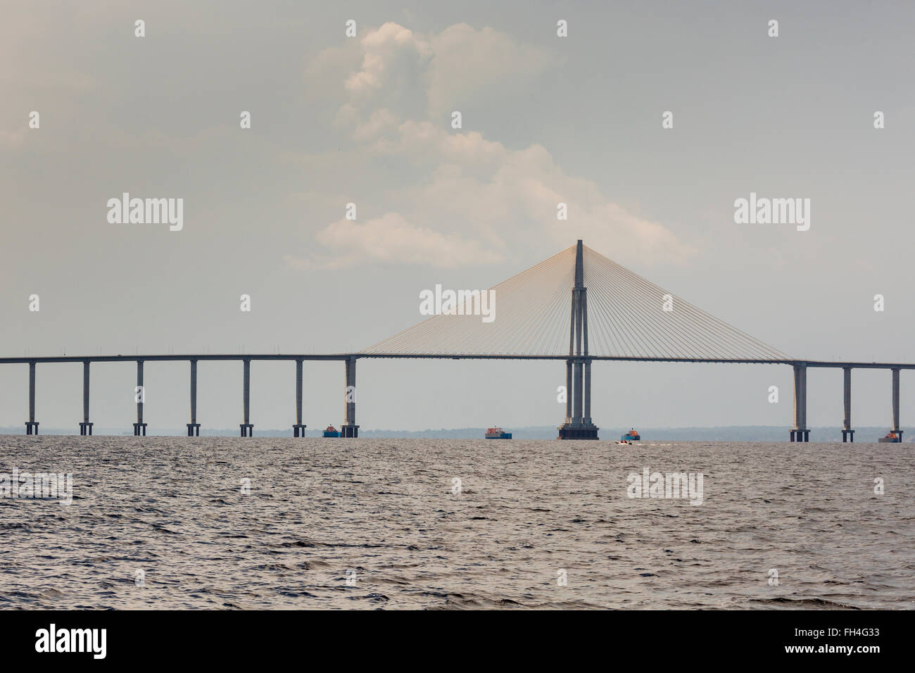 The Manaus Iranduba Bridge (called Ponte Rio Negro in Brazil) is a ...