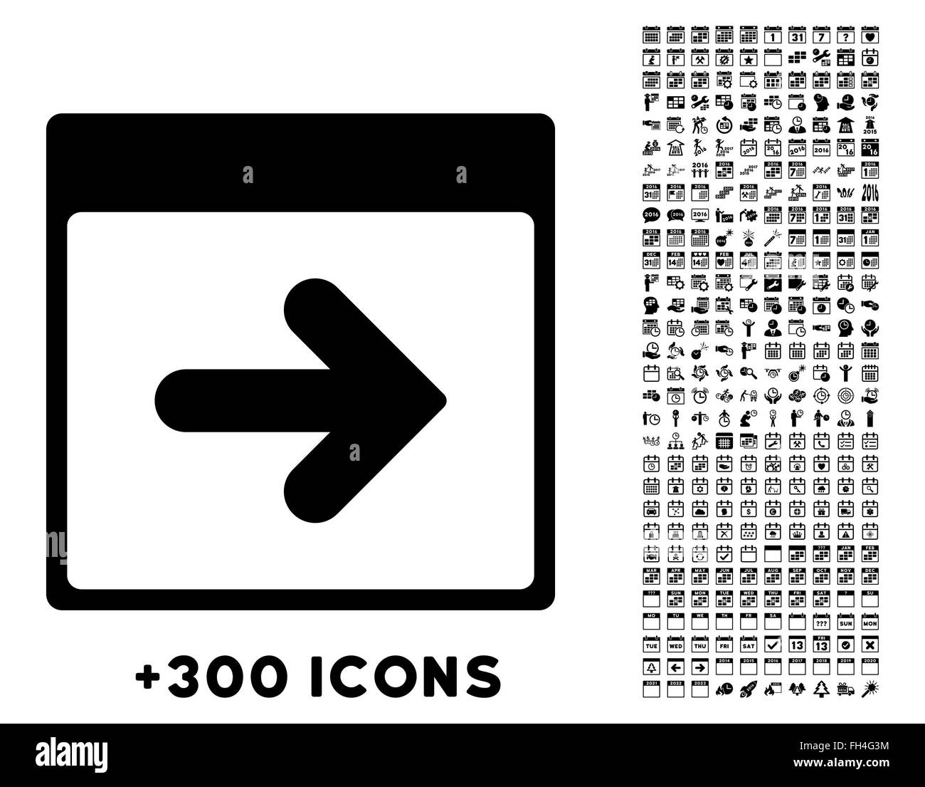 Next Day Icon Stock Photo - Alamy