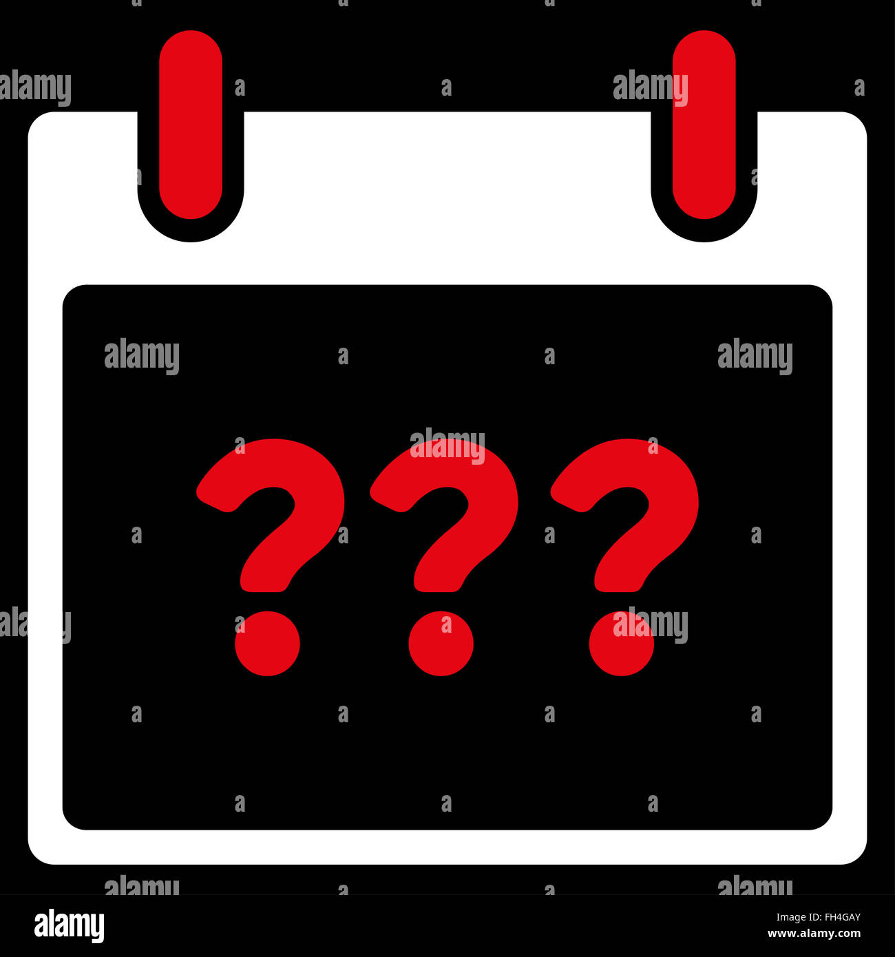 Unknown Day Icon Stock Photo - Alamy