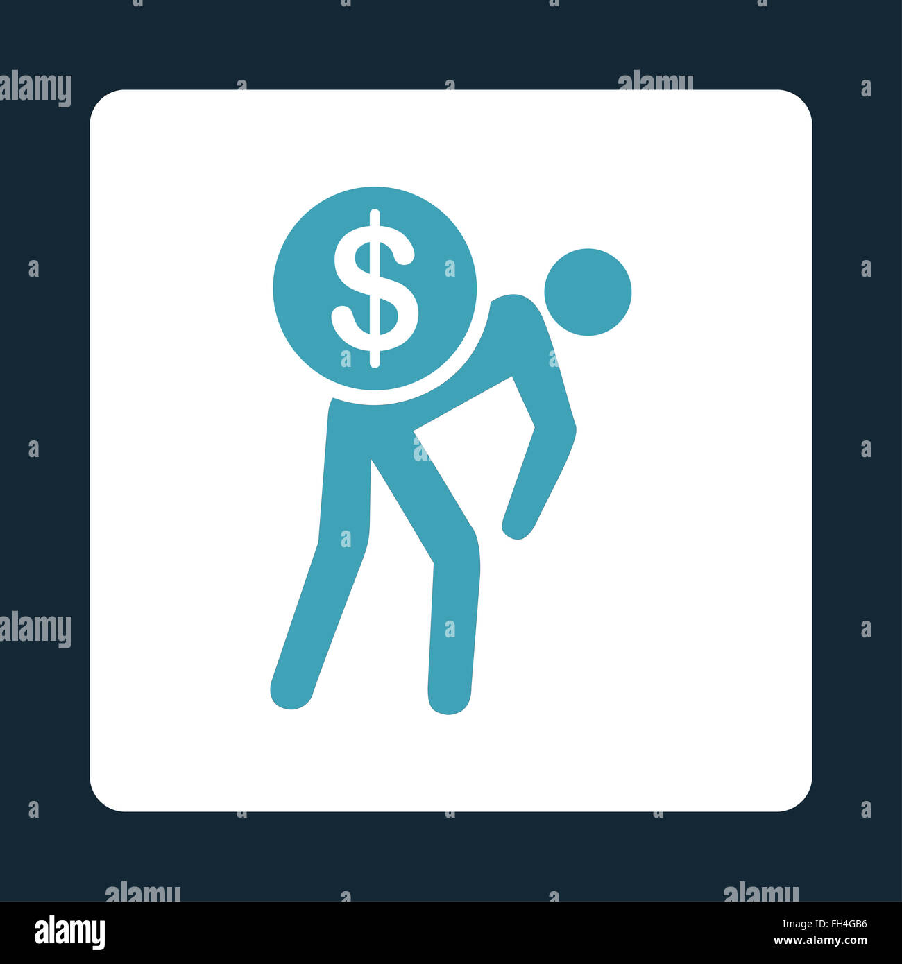 Money courier icon Stock Photo - Alamy