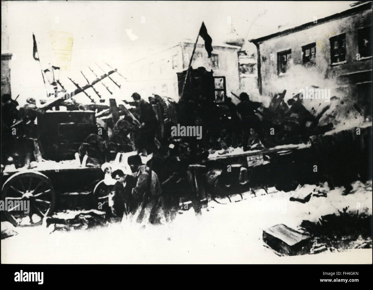 1941 - Allied forces battles Nazi regiment on street, explosion war ...