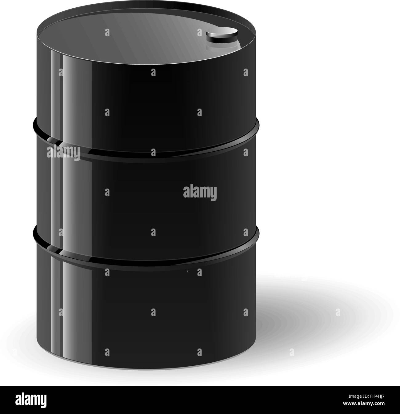 Black oil barrel vector illustration Stock Vector Image & Art - Alamy