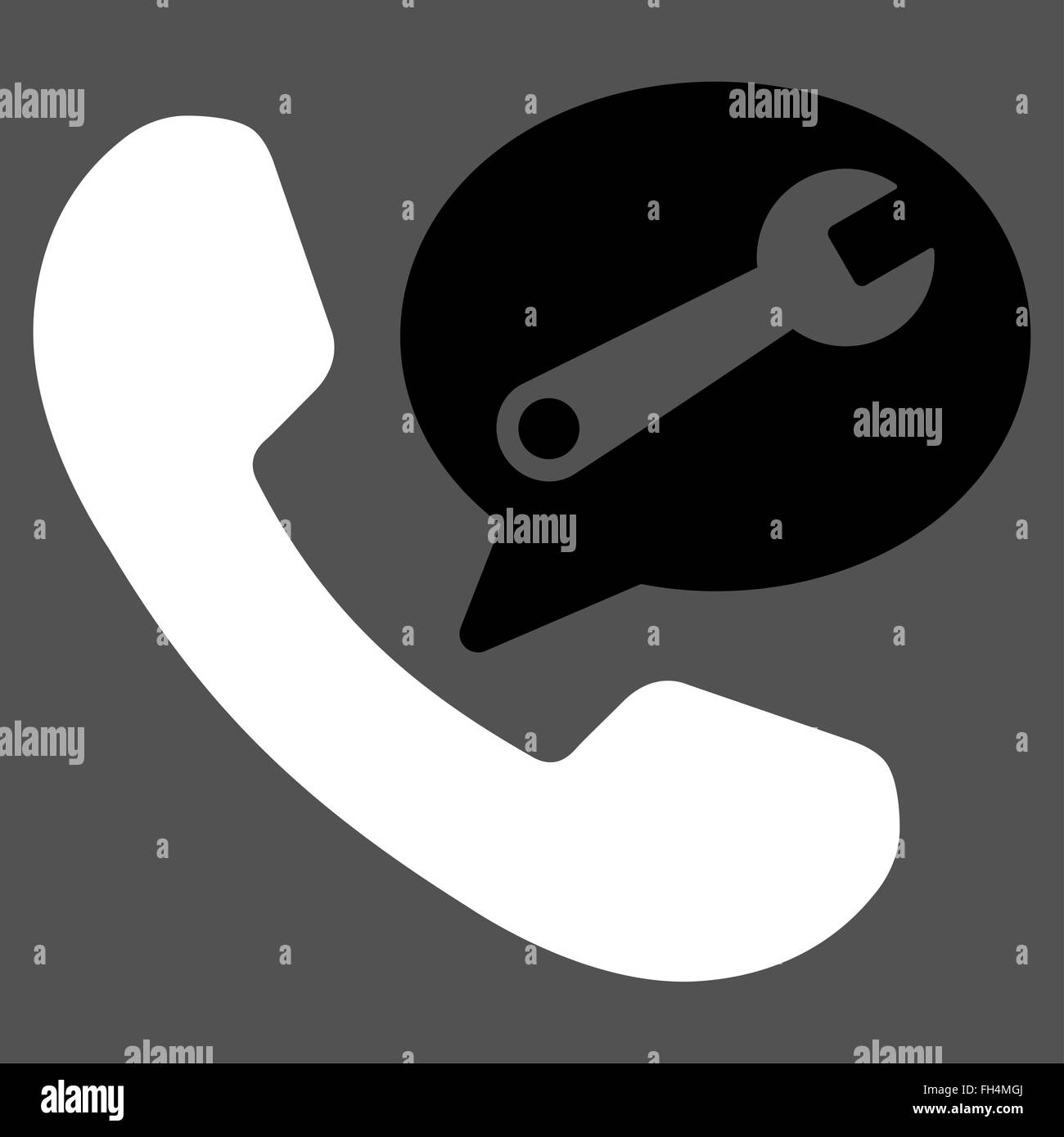 Phone Service Message Icon Stock Photo - Alamy