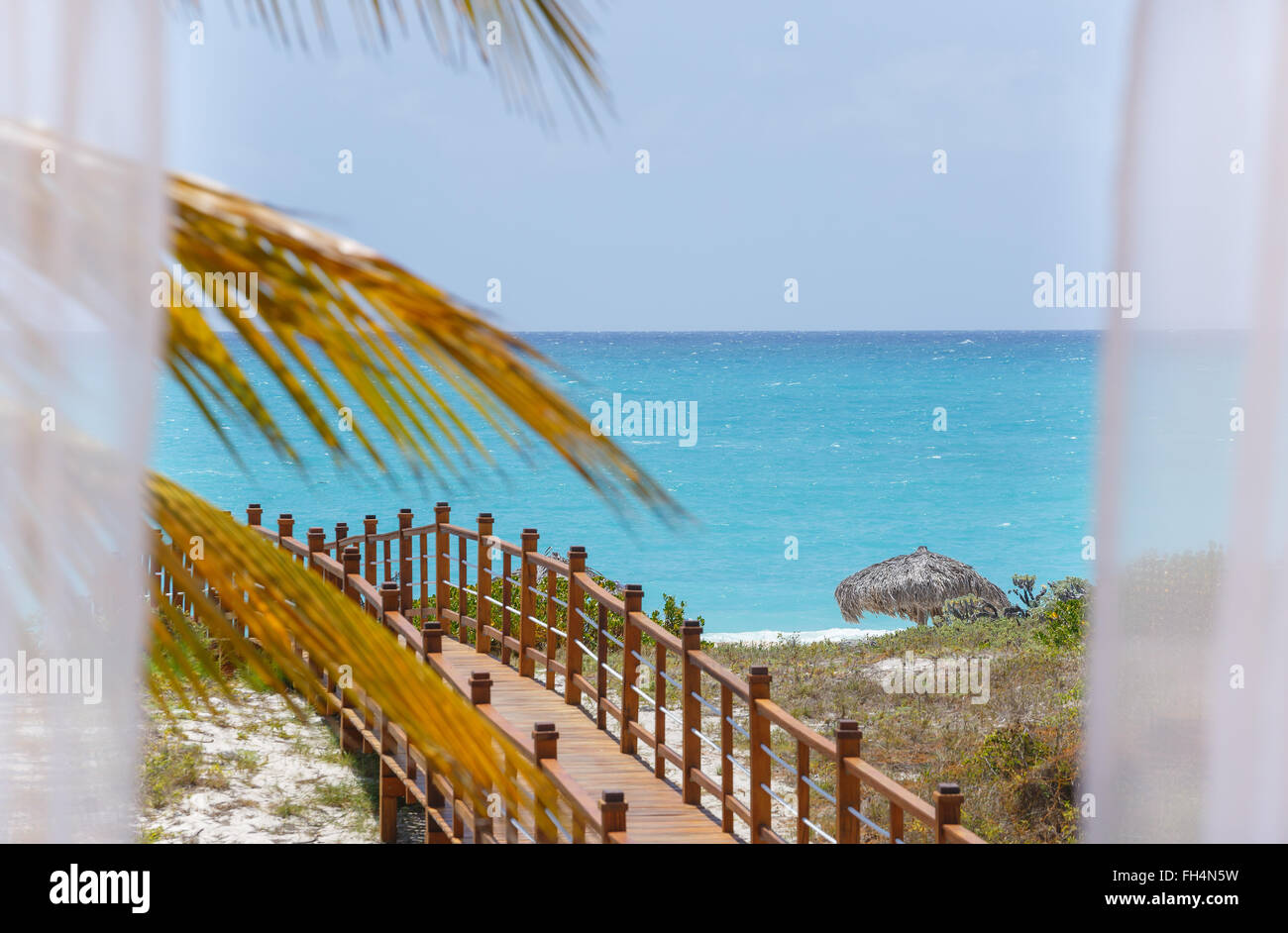 Beach view through window hi-res stock photography and images - Alamy