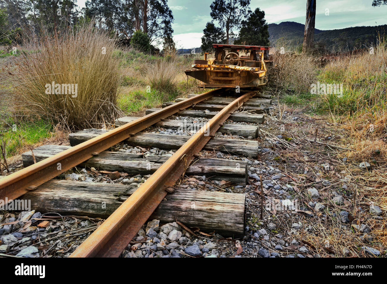 The Line to Nowhere Stock Photo - Alamy