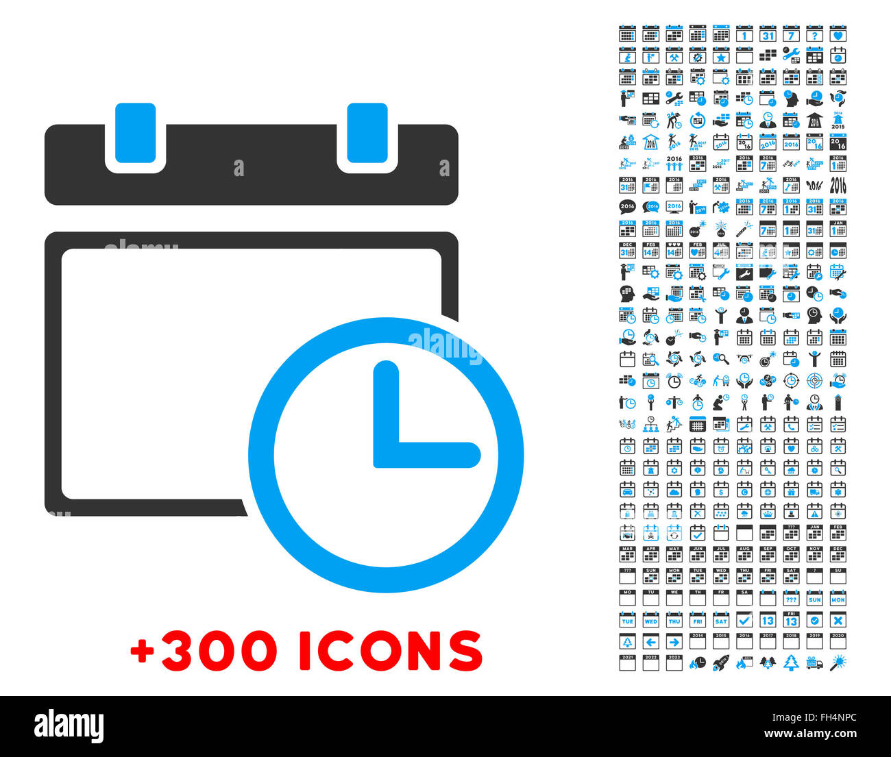 Date And Time Icon Stock Photo - Alamy