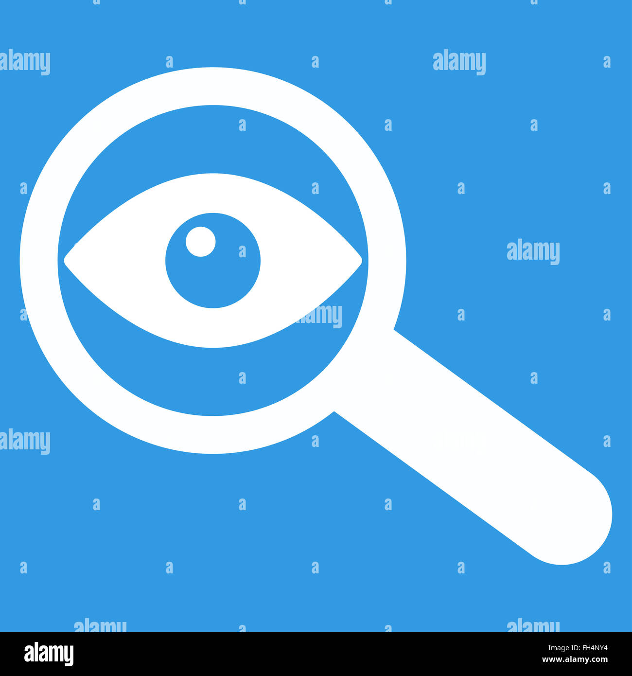 Investigate Flat Icon Stock Photo - Alamy