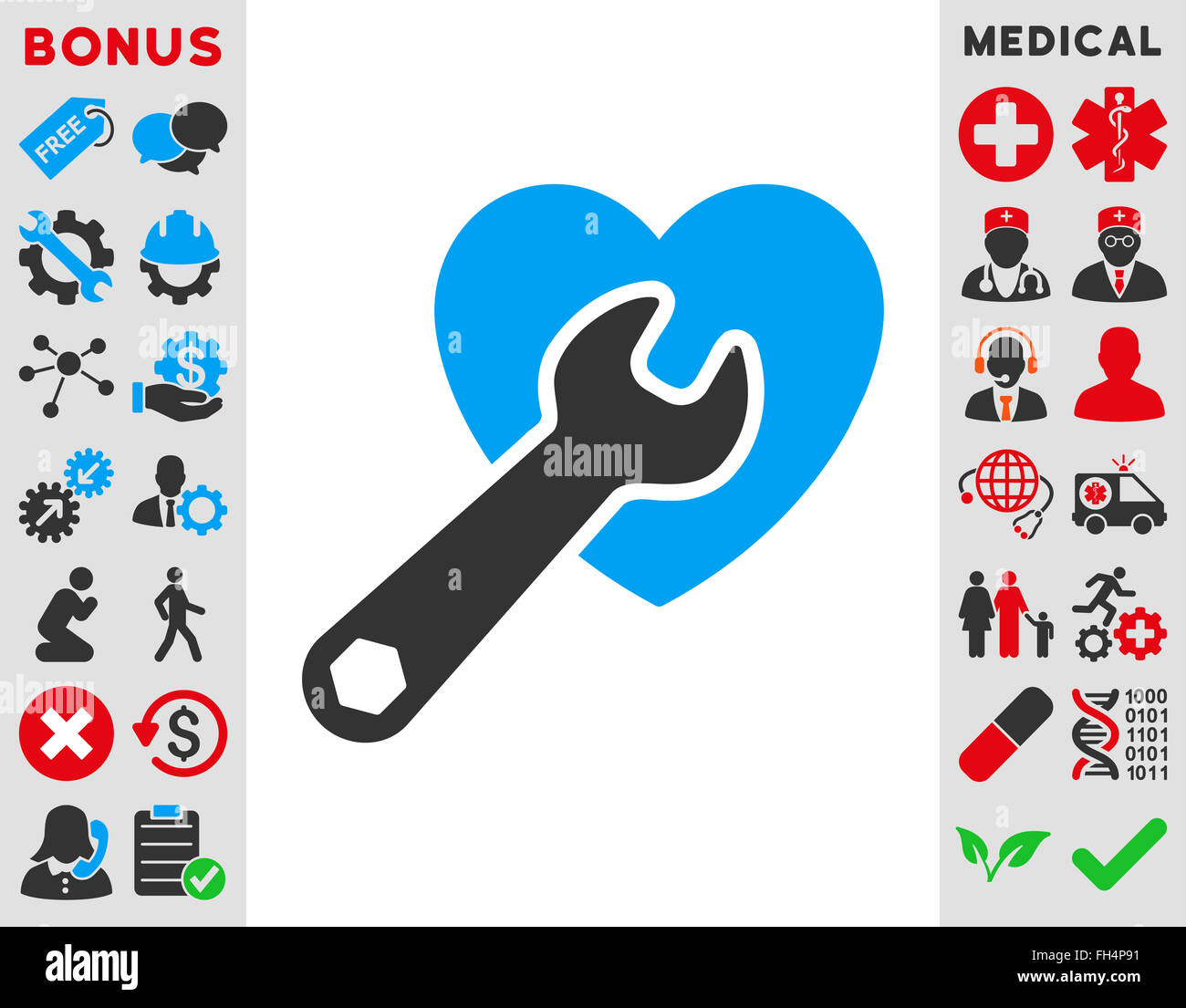 Heart Surgery Icon Stock Photo - Alamy