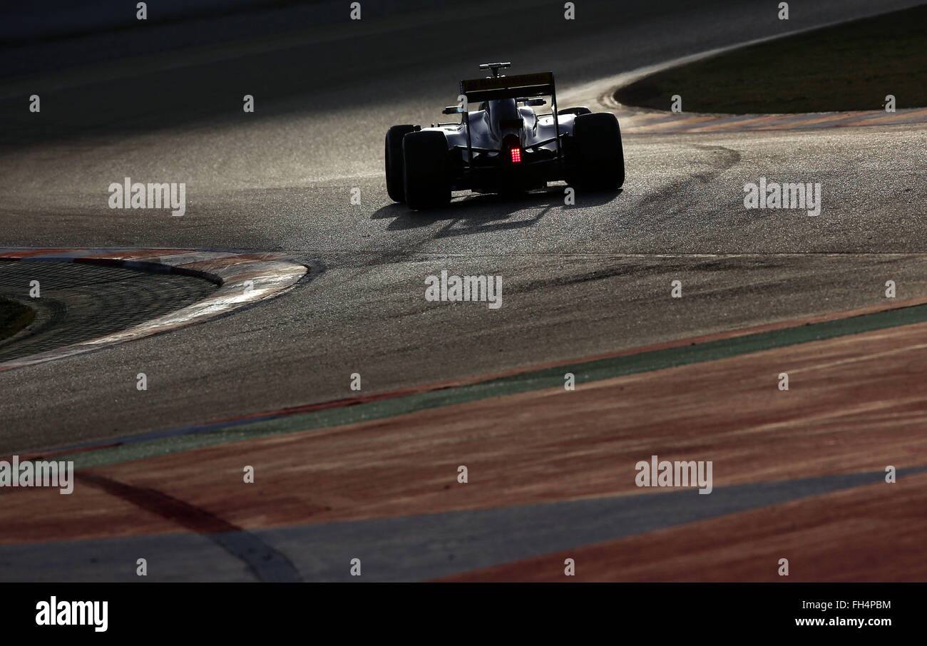 Barcelona, Spain. 23rd Feb, 2016. Swedish Formula One driver Marcus ...