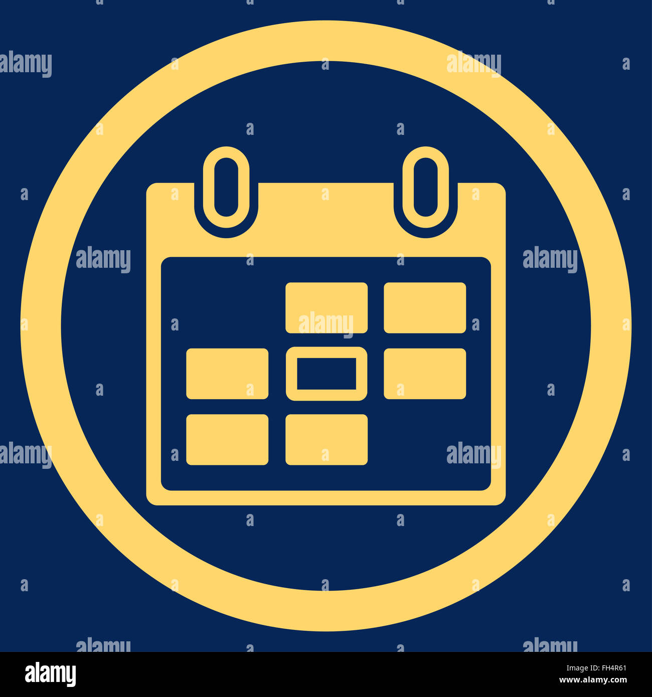 Organizer Date Icon Stock Photo - Alamy