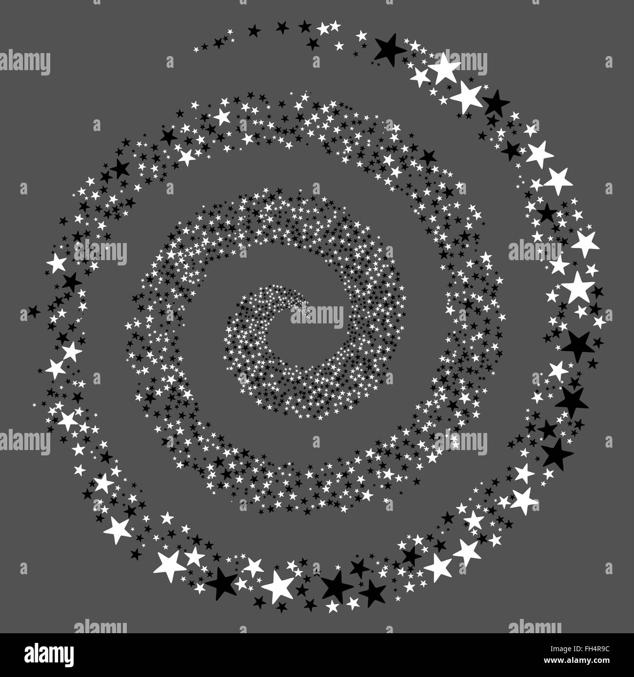 Salute Star Spiral Stock Photo - Alamy