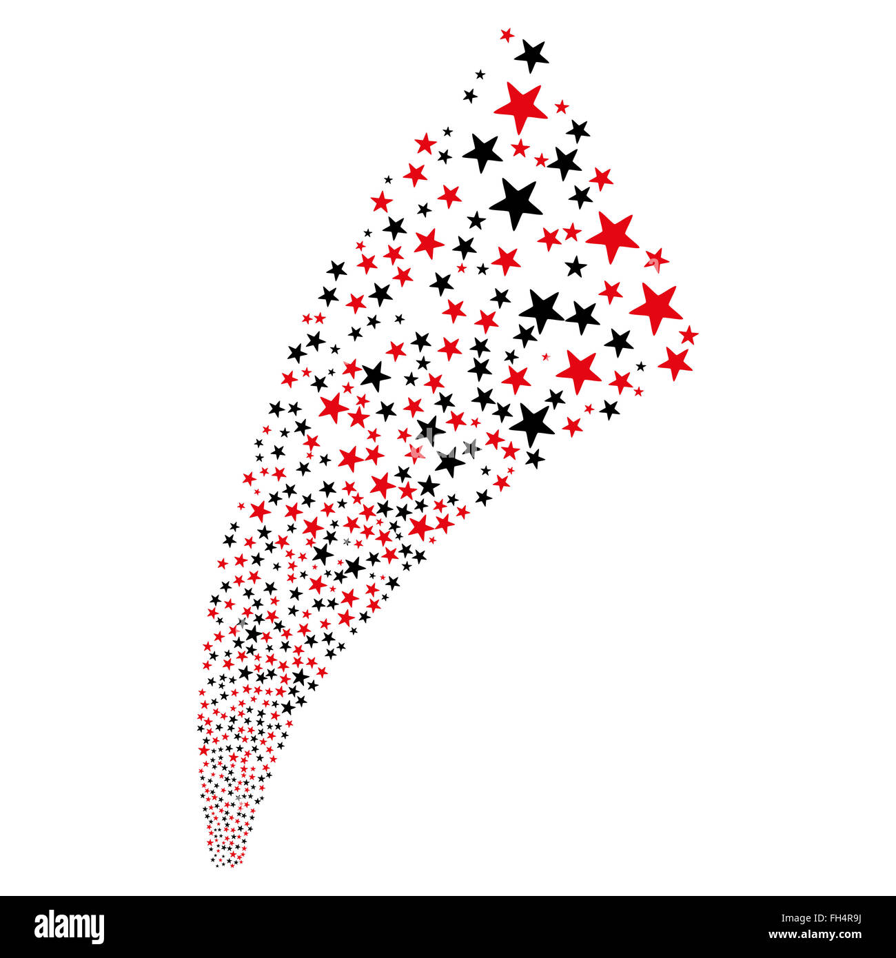 Pyrotechnic Star Fireworks Stream Stock Photo - Alamy