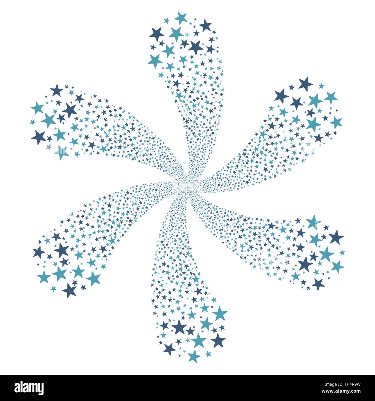 Bang blue fireworks Cut Out Stock Images & Pictures - Alamy