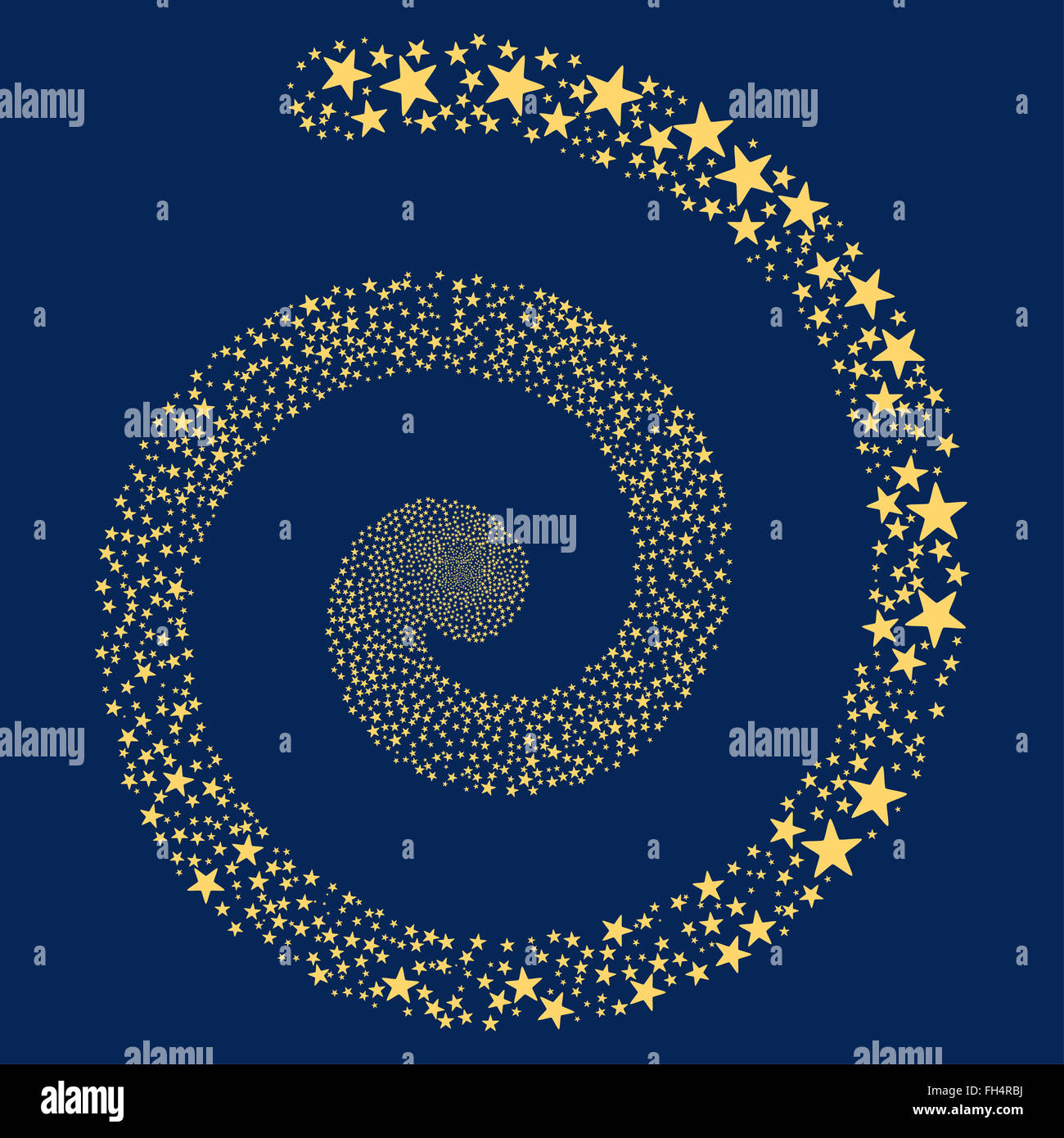 Salute Star Spiral Stock Photo - Alamy