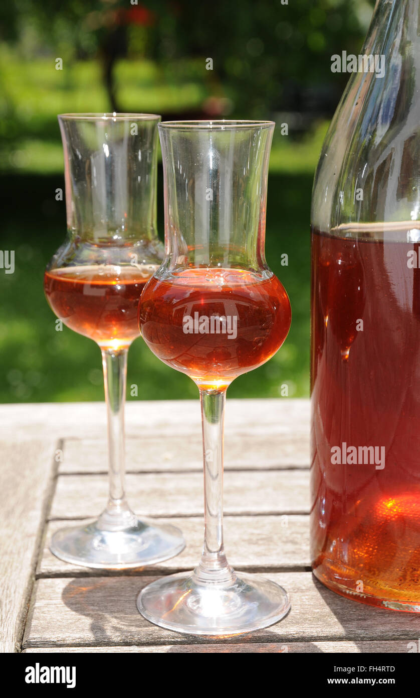 Hawthorn berry liqueur hi-res stock photography and images - Alamy