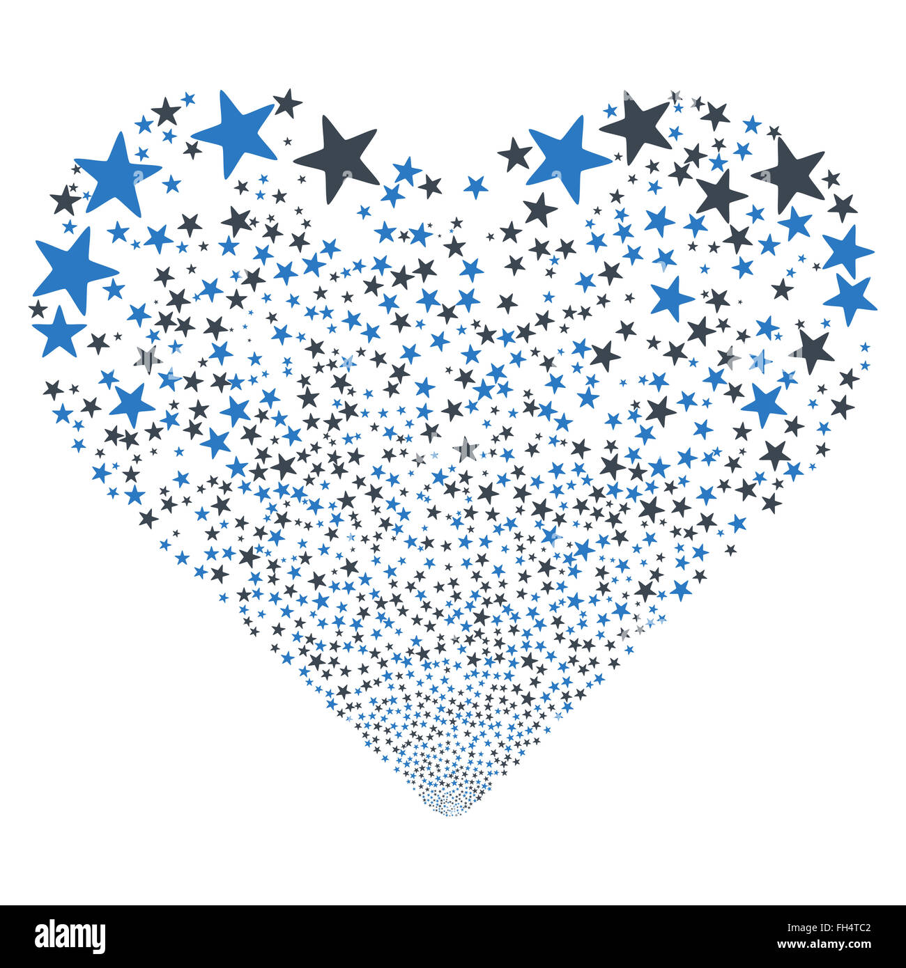 Star Salute Heart Stock Photo - Alamy