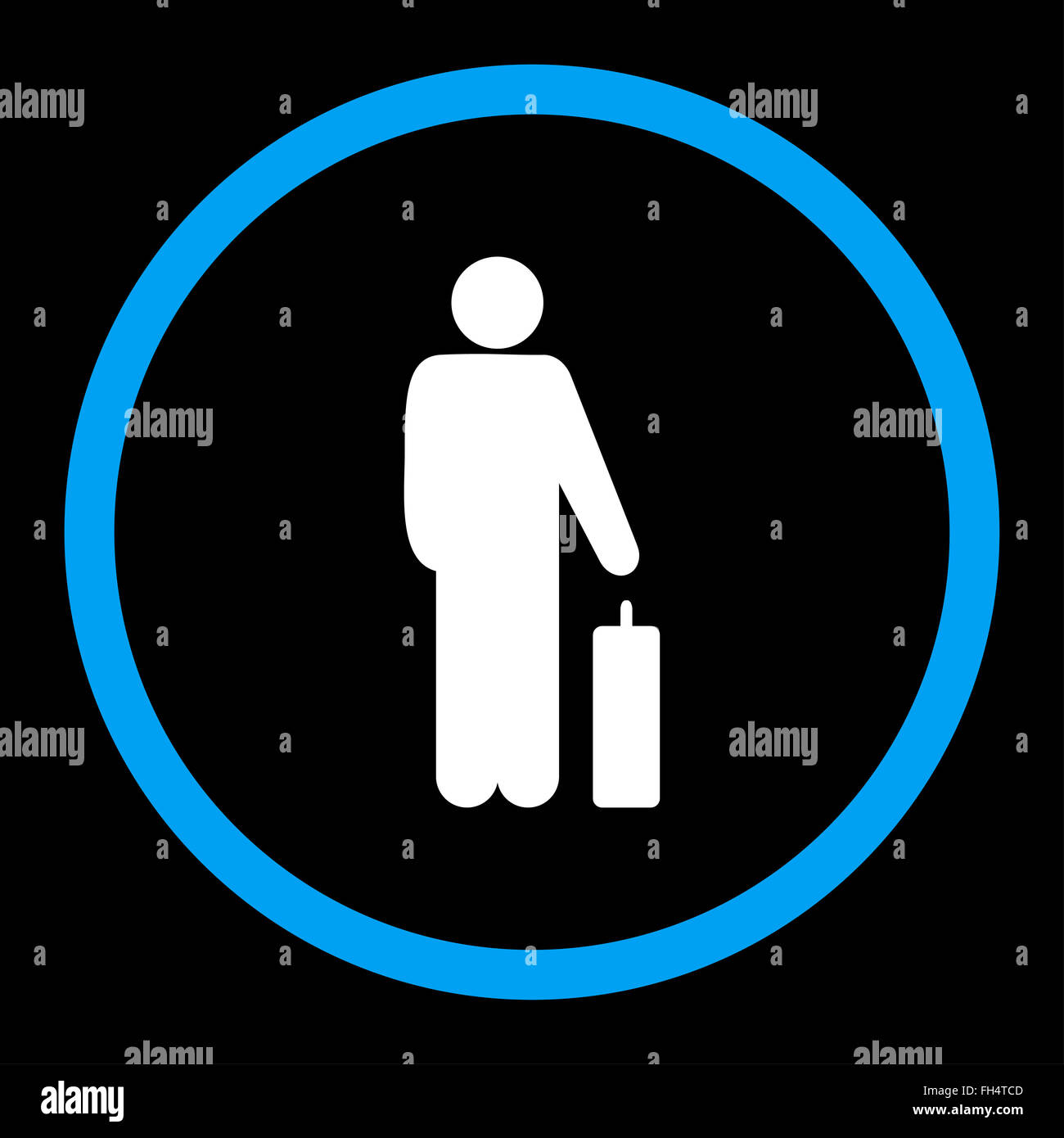 Man suitcase icon male avatar hi-res stock photography and images - Alamy