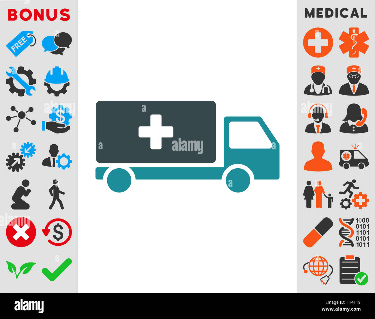 Medical Shipment Icon Stock Photo - Alamy