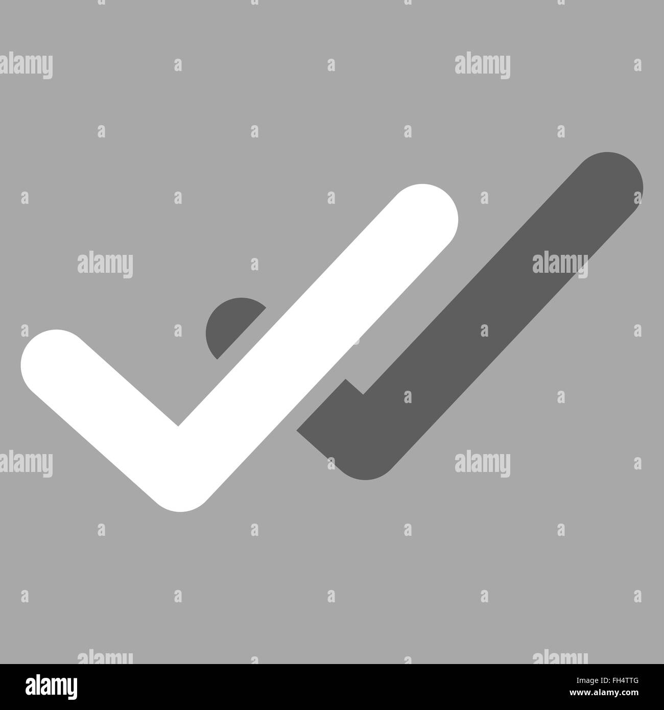 Validation icon from Business Bicolor Set Stock Photo - Alamy