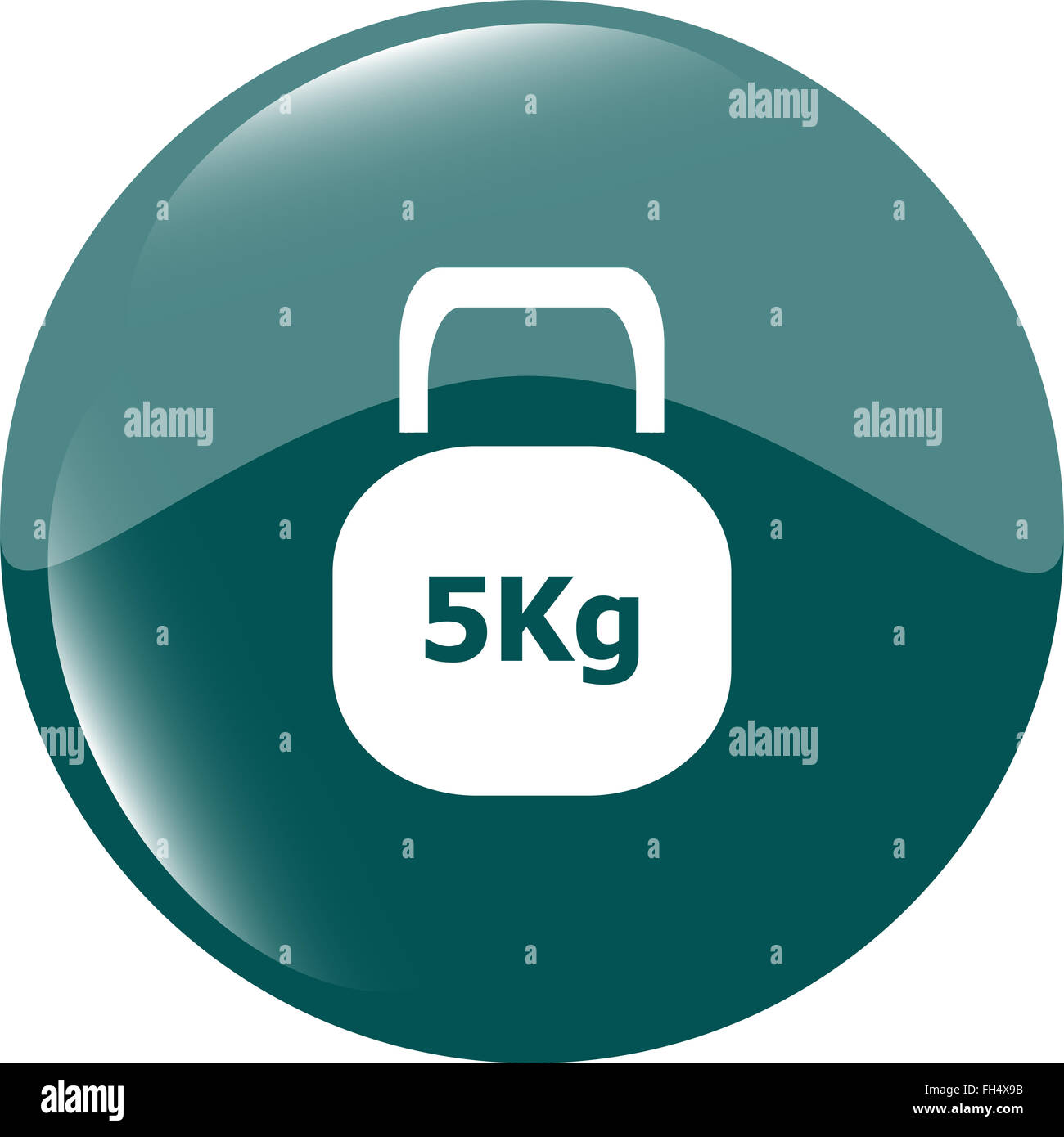 Weight sign icon. 5 kilogram (kg). Envelope mail weight. web icon ...