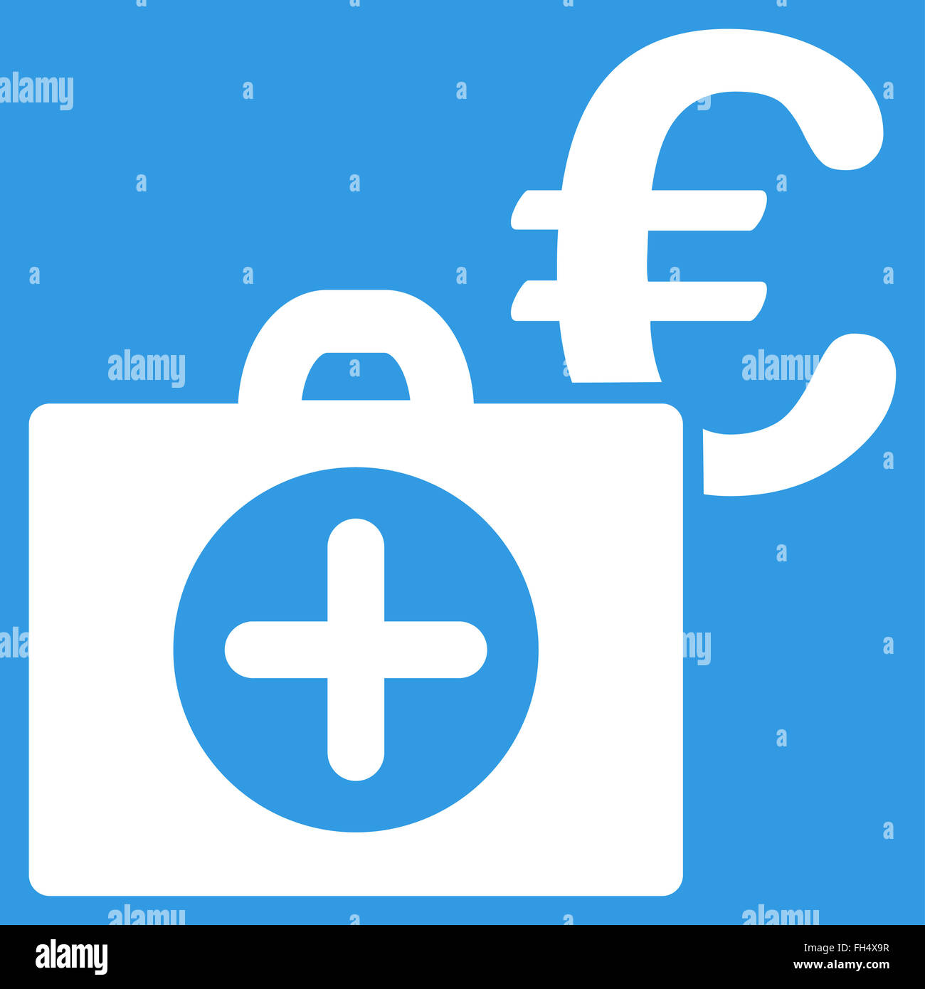 Euro Medical Payment Icon Stock Photo - Alamy
