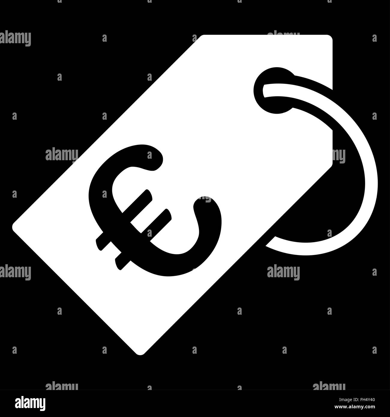Euro price tag label Black and White Stock Photos & Images - Alamy