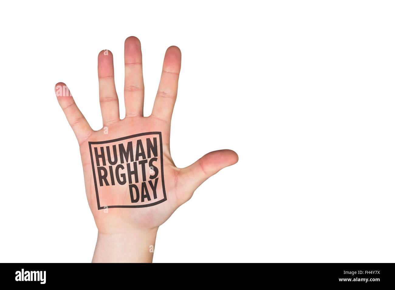 Composite image of hand with fingers spread out Stock Photo - Alamy