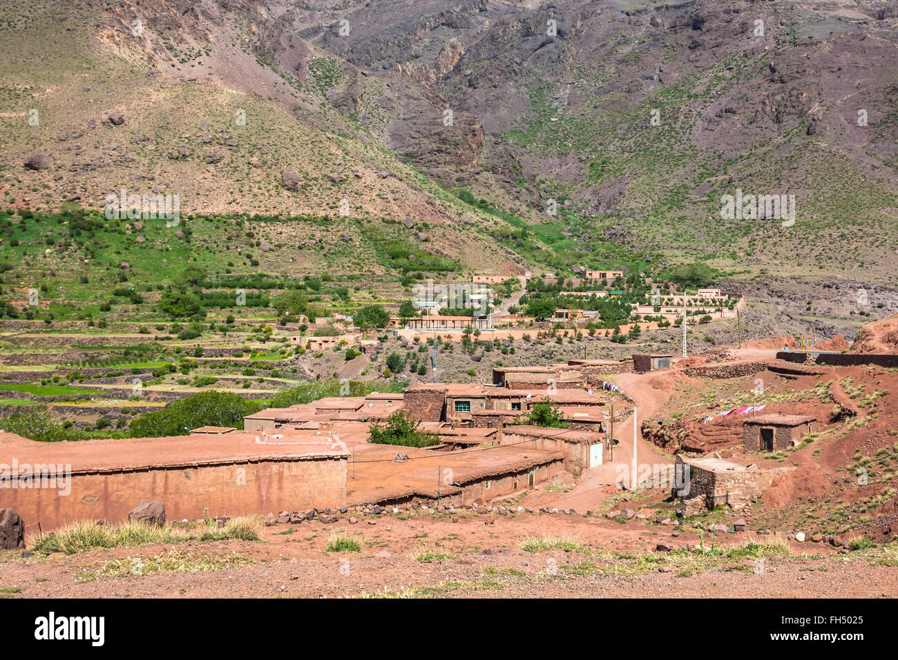 Berber village in Atlas mountains,Morocco Stock Photo - Alamy