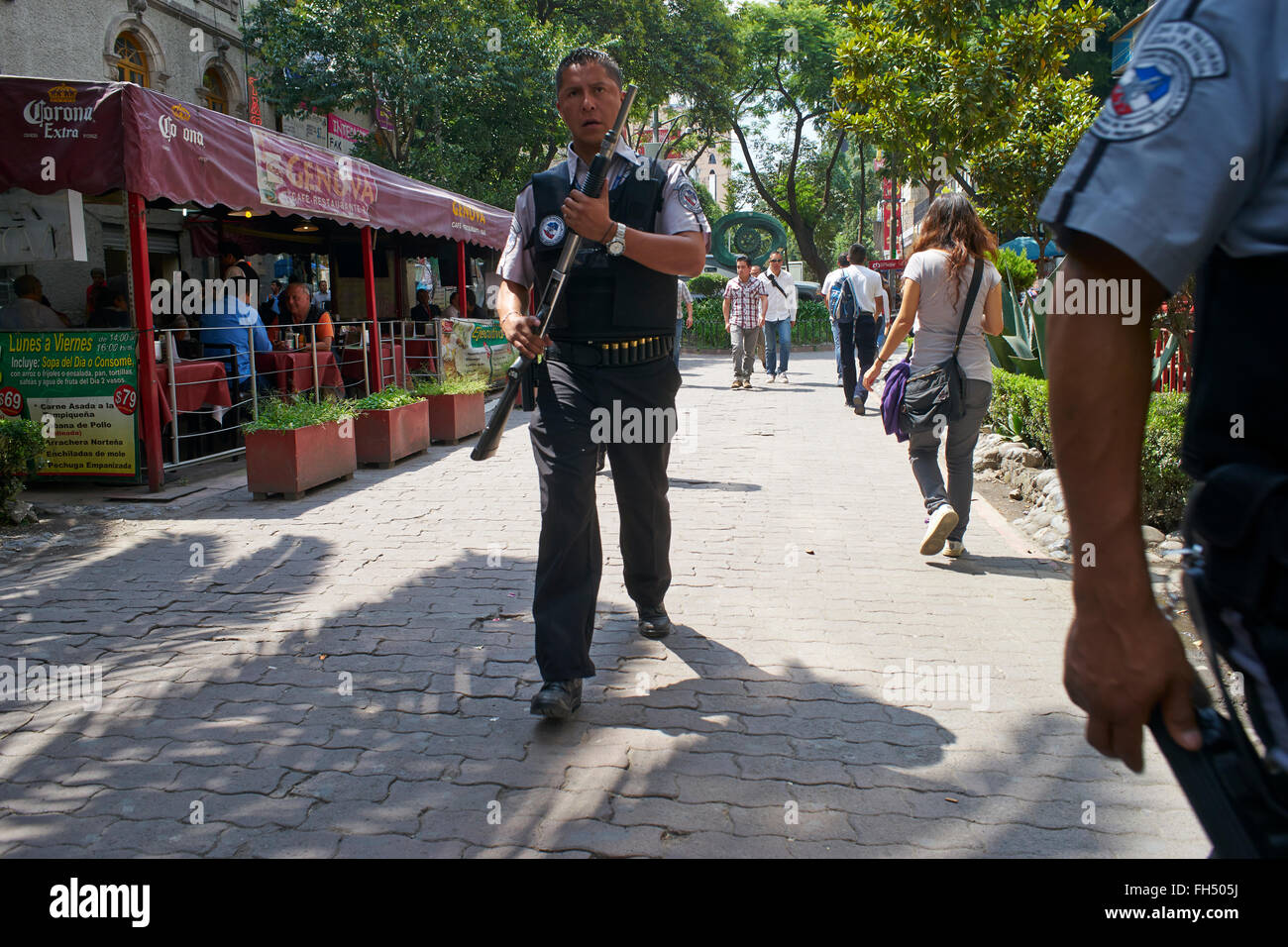 Mexican security guard hi-res stock photography and images - Alamy