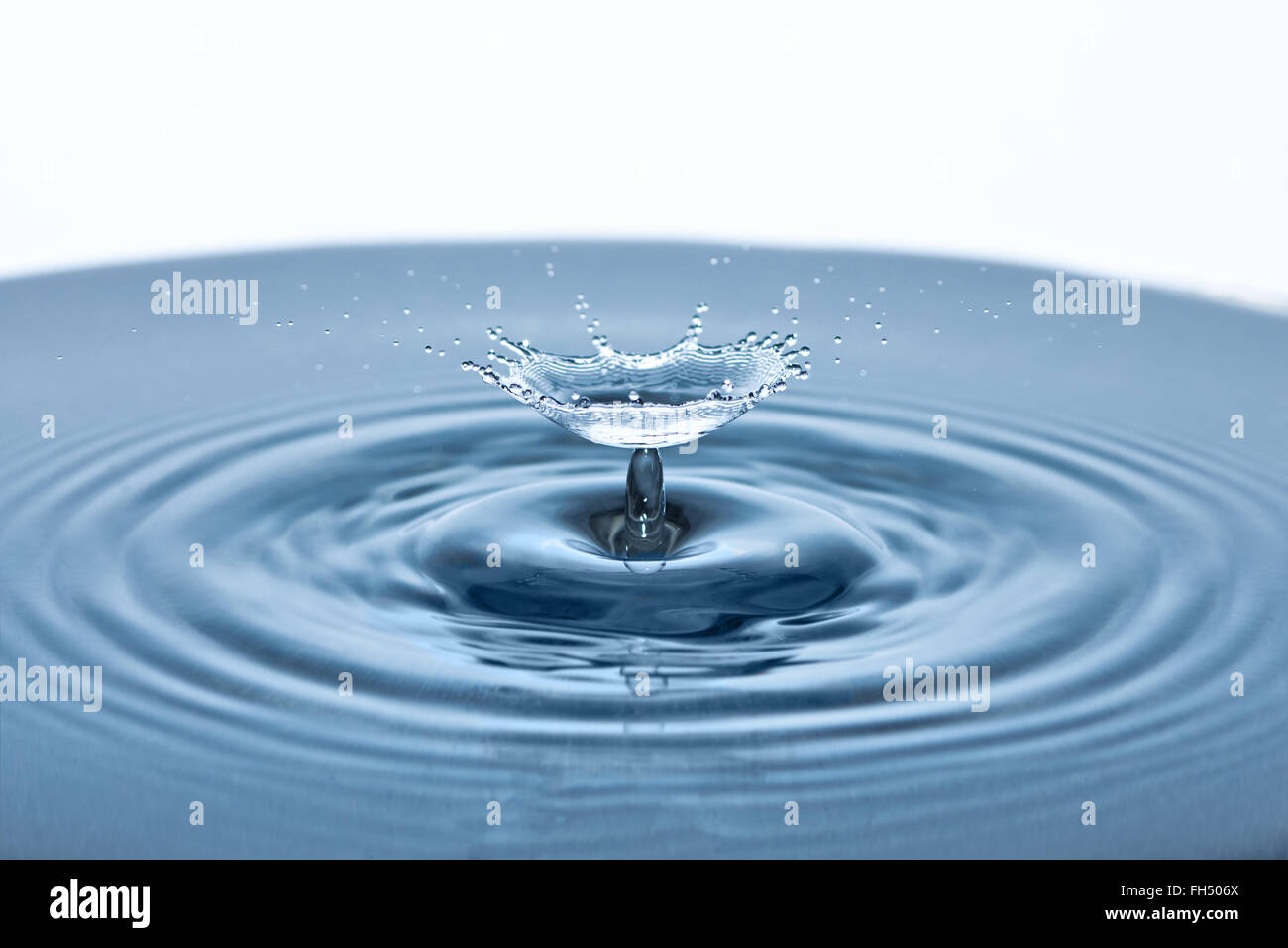 Splash of Water Drop Stock Photo - Alamy