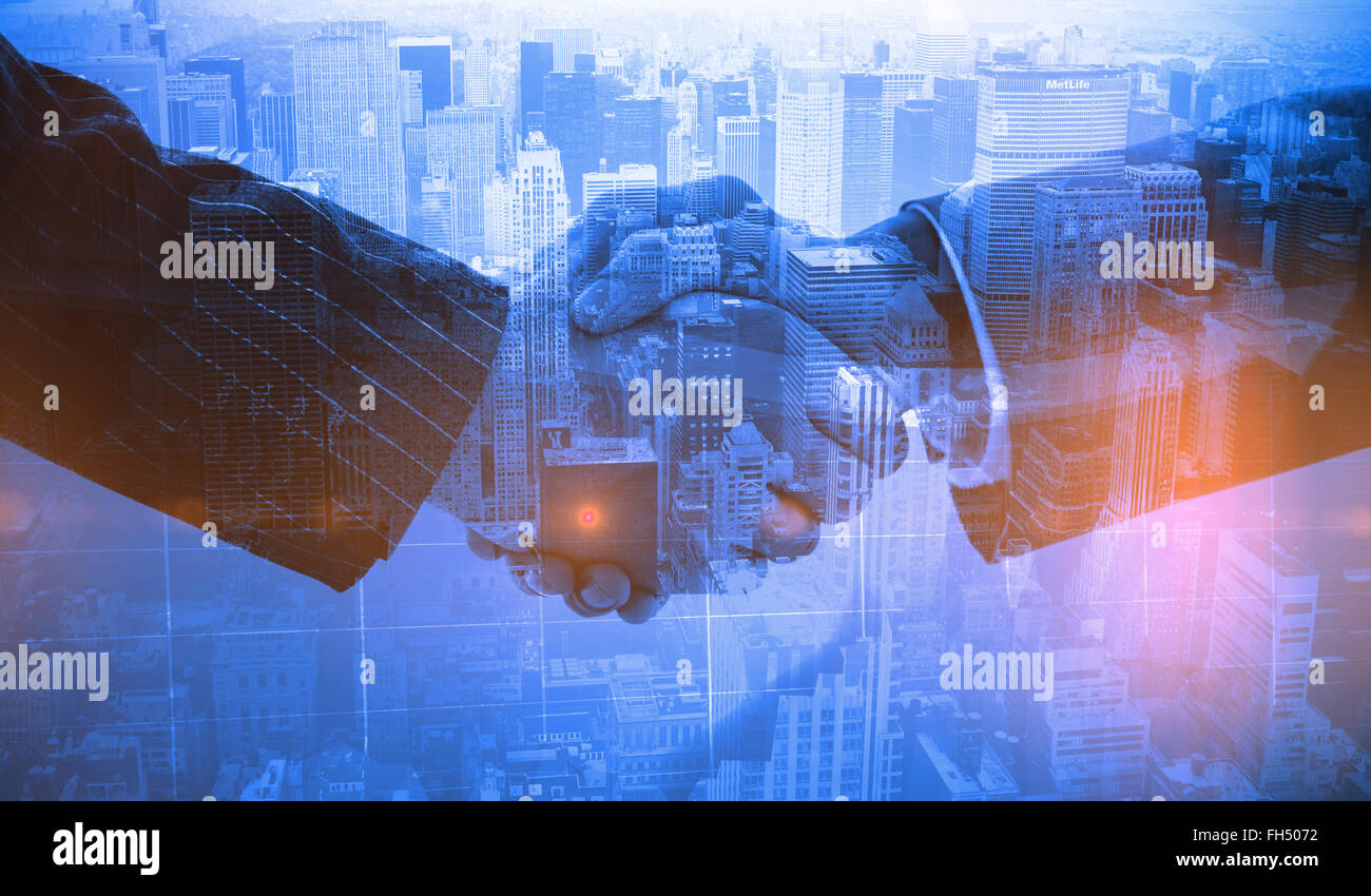 Composite image of digital arrows with a graph Stock Photo - Alamy