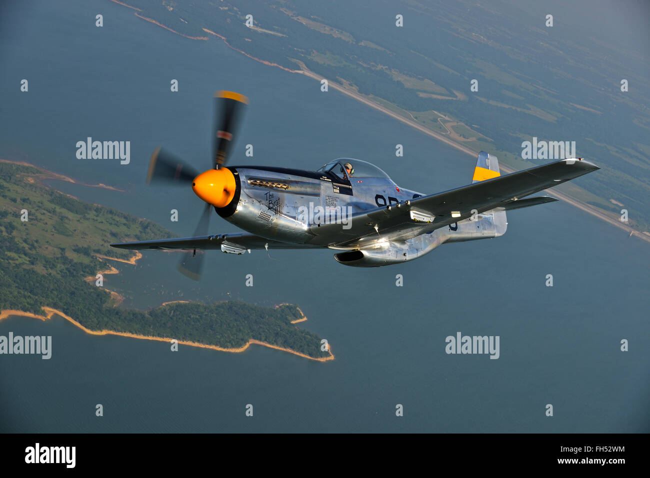 WWII North American P-51 Mustang Fighter Airplane Stock Photo - Alamy