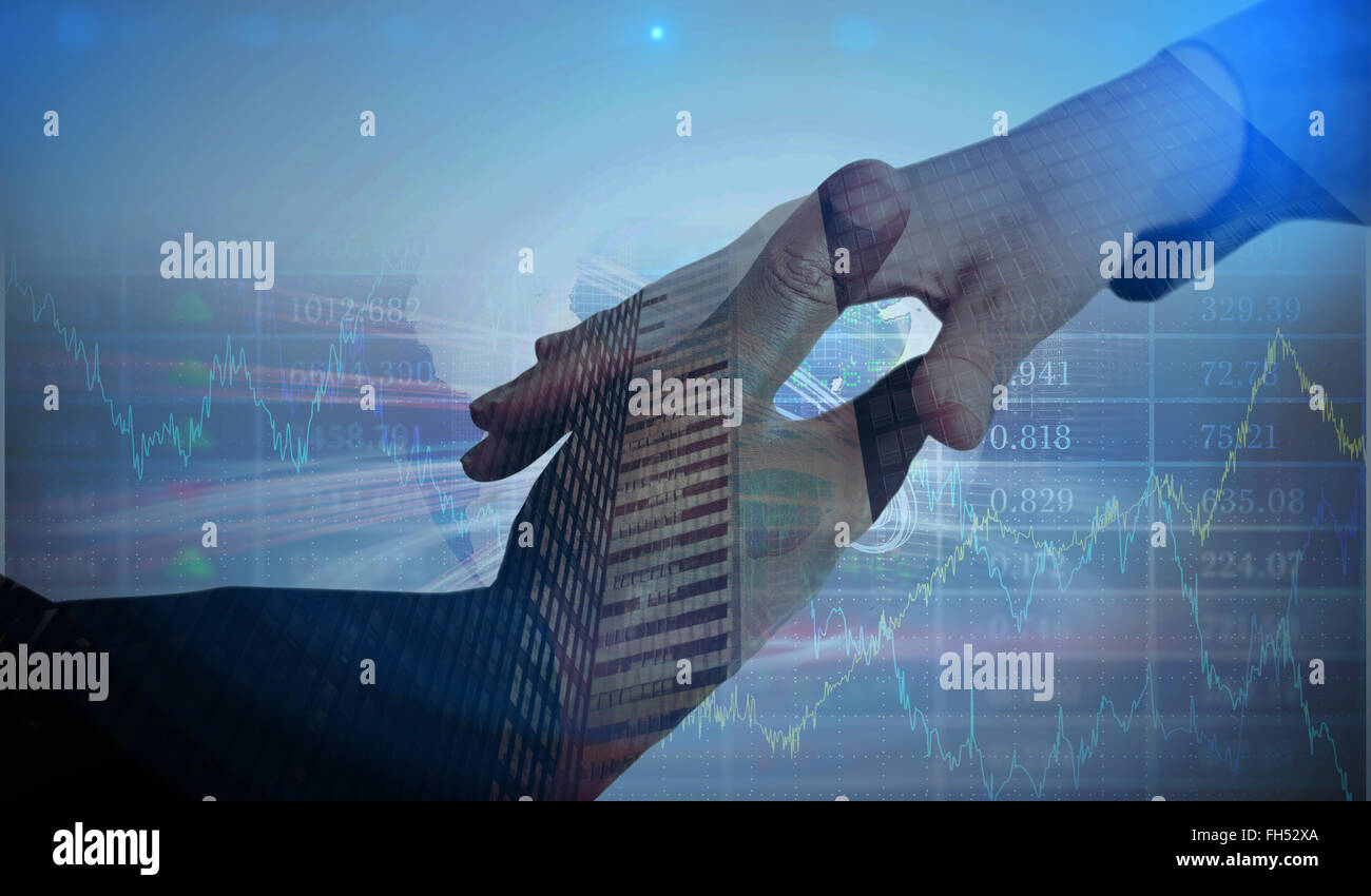 Composite image of stocks and shares Stock Photo - Alamy