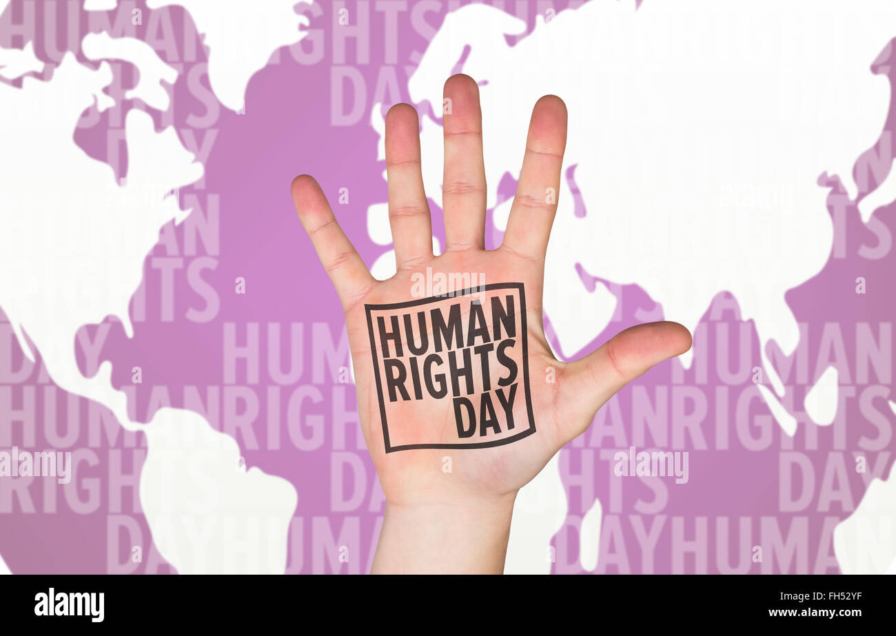 Composite image of hand with fingers spread out Stock Photo - Alamy