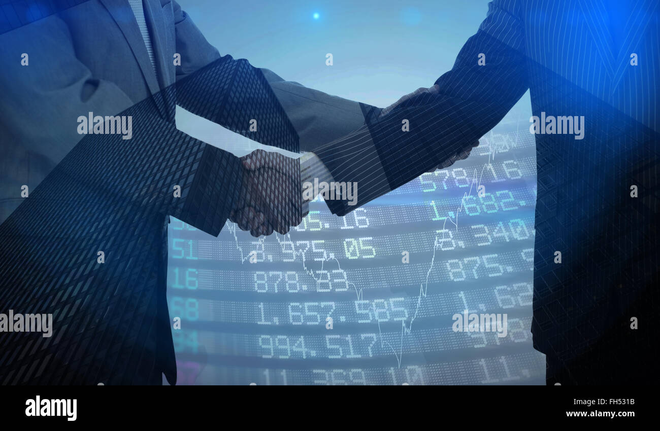 Composite image of stocks and shares Stock Photo - Alamy