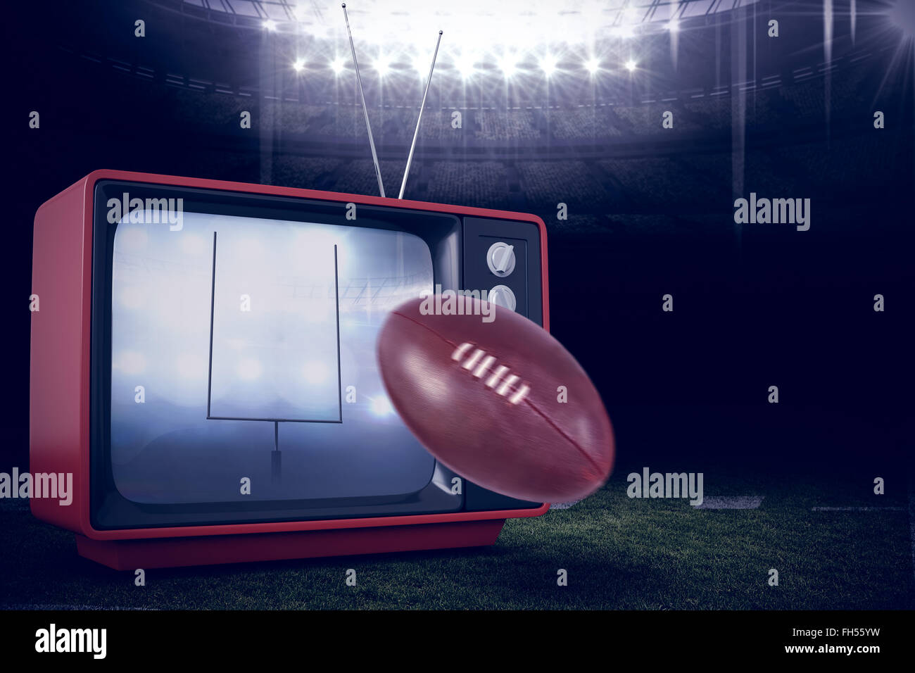 American football pitch hi-res stock photography and images - Alamy