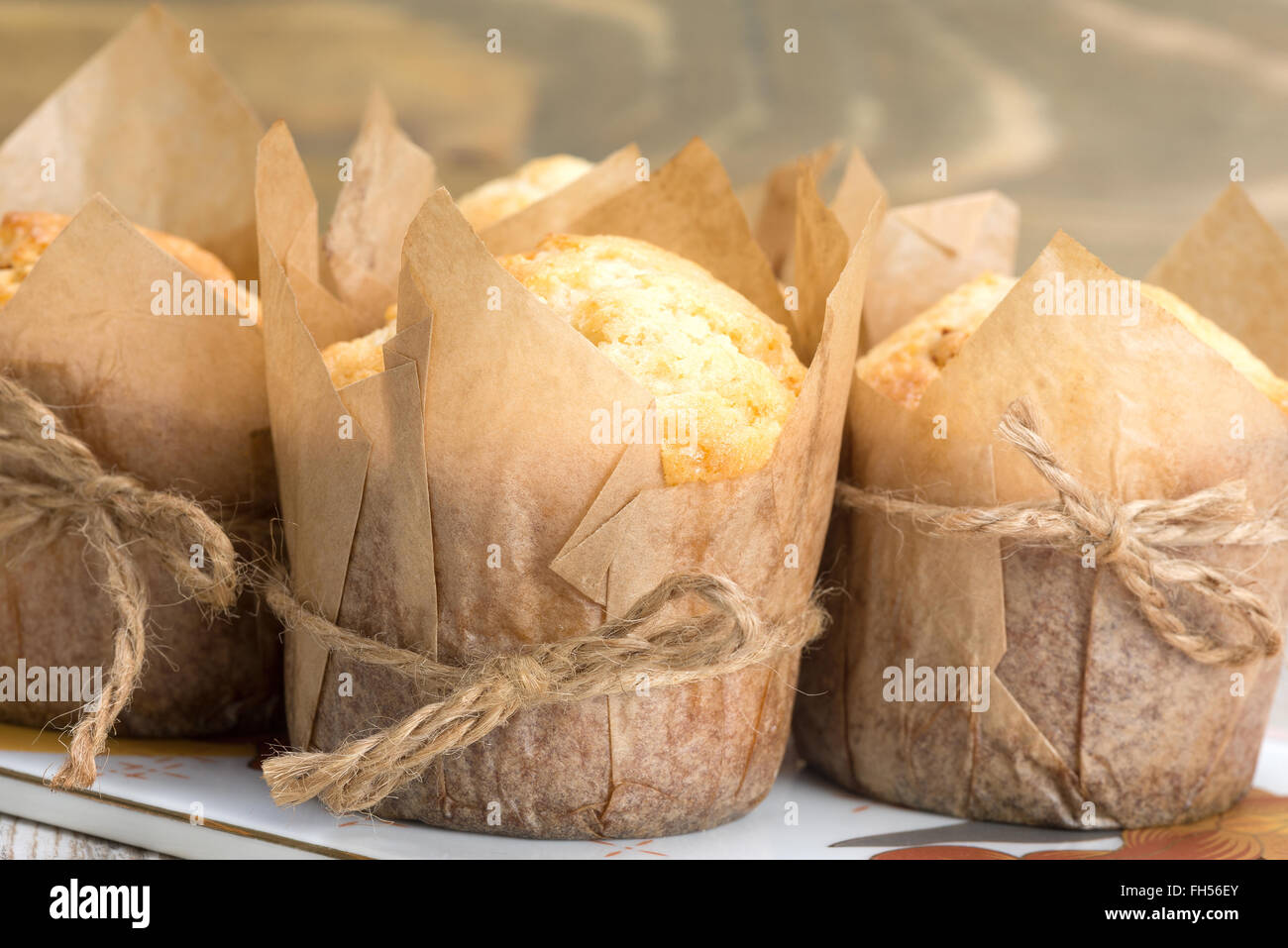 muffins in the form handmade paper Stock Photo - Alamy