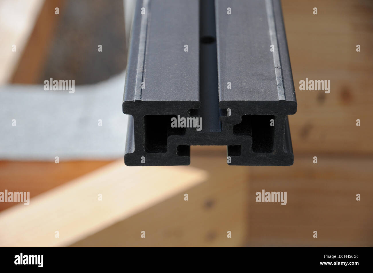 Building a wooden deck Stock Photo - Alamy
