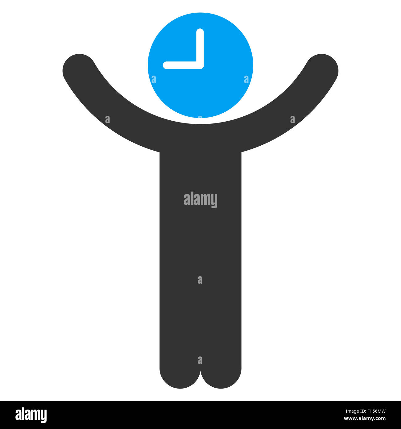Time Boss Icon Stock Photo - Alamy