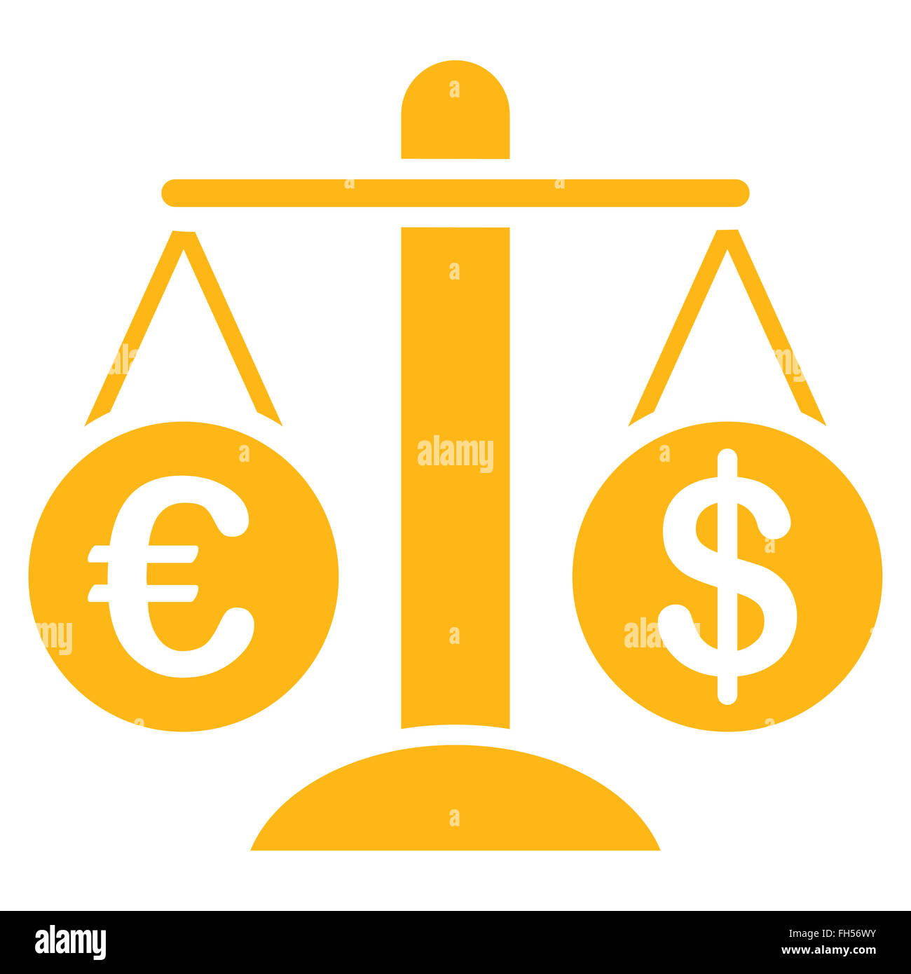 Currency Compare Icon Stock Photo - Alamy