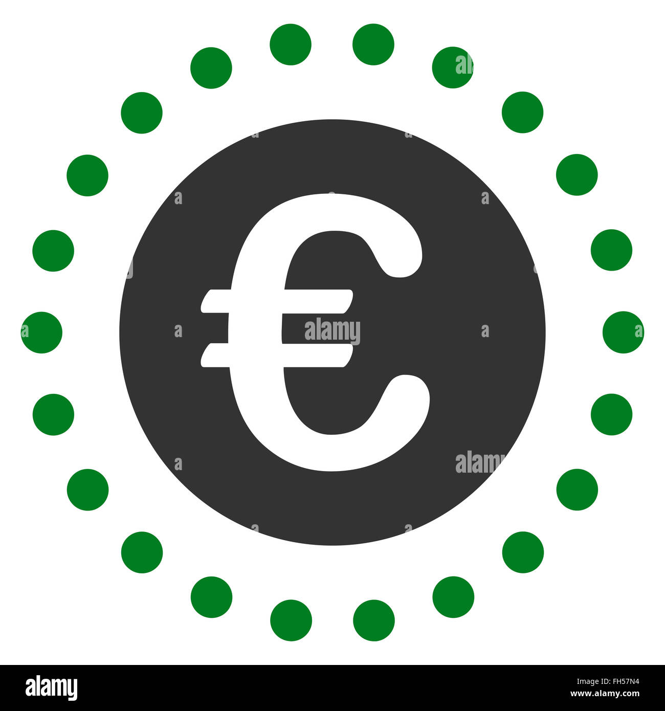 Euro Gold Coin Icon Stock Photo - Alamy