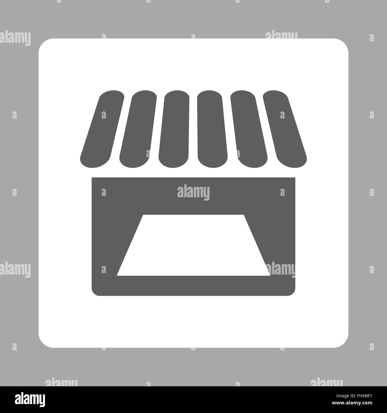 Store Rounded Square Button Stock Photo - Alamy