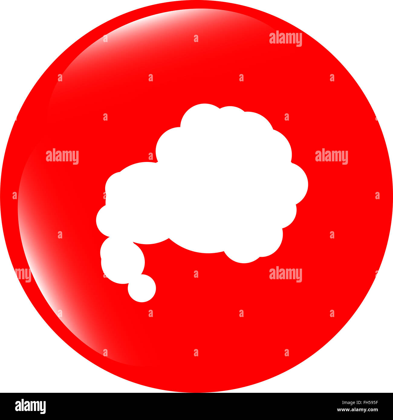 vector Comic speech bubble sign icon. Chat think symbol. Circle flat ...